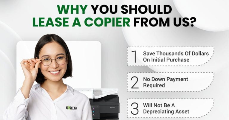 Copier Machine/Photocopier Singapore - Leasing & Rental | Exotic